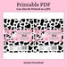 Candy Bar Wrappers for Birthday Cow Theme Birthday Party Decoration Cow ...