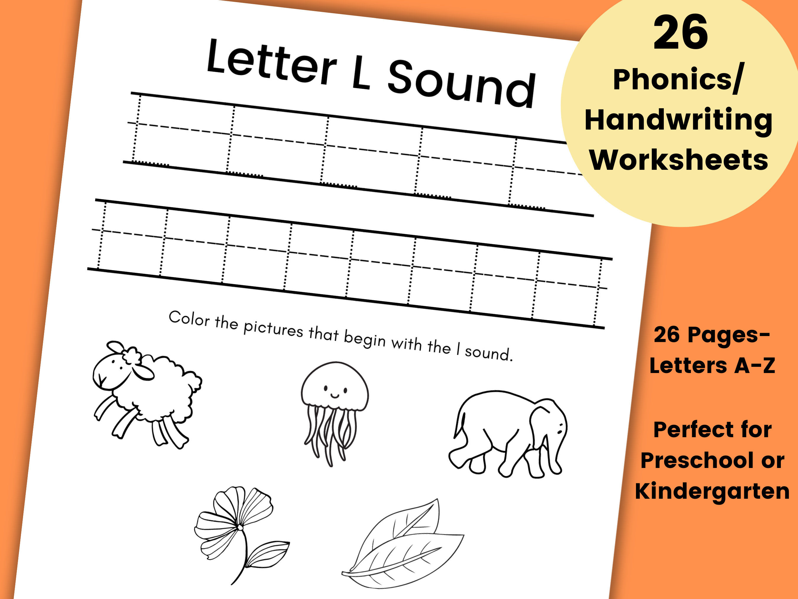 Letter W Phonics Worksheets