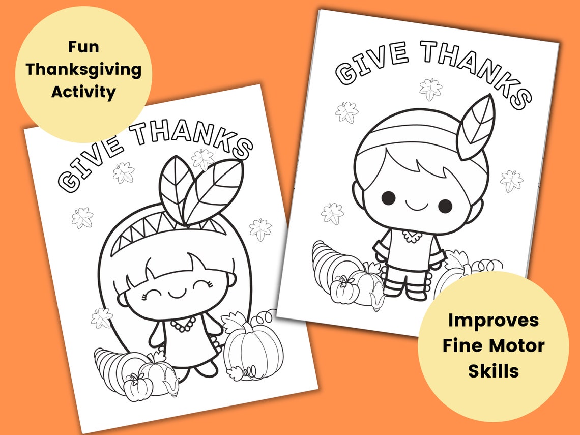 Cute Thanksgiving Coloring Sheets, Kids Party Games, Thanksgiving Games ...