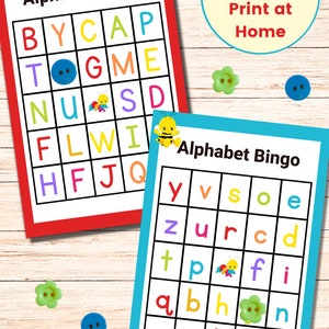 Alphabet Bingo, Educational Activities, Kids Activity, Alphabet Game ...