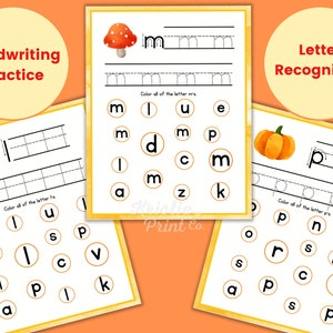 Fall Preschool Worksheets Preschool Activities Autumn Preschool Bundle ...