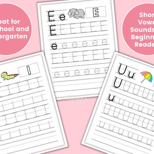 26 Letter Tracing Worksheets, Handwriting Practice Worksheets for Kids ...