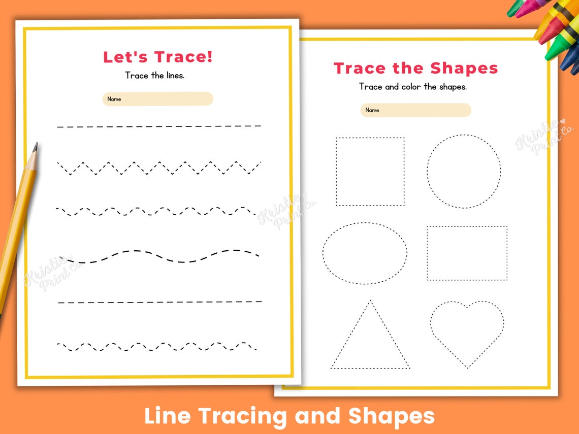 Preschool Worksheets for Kids Toddler Worksheets Number - Etsy