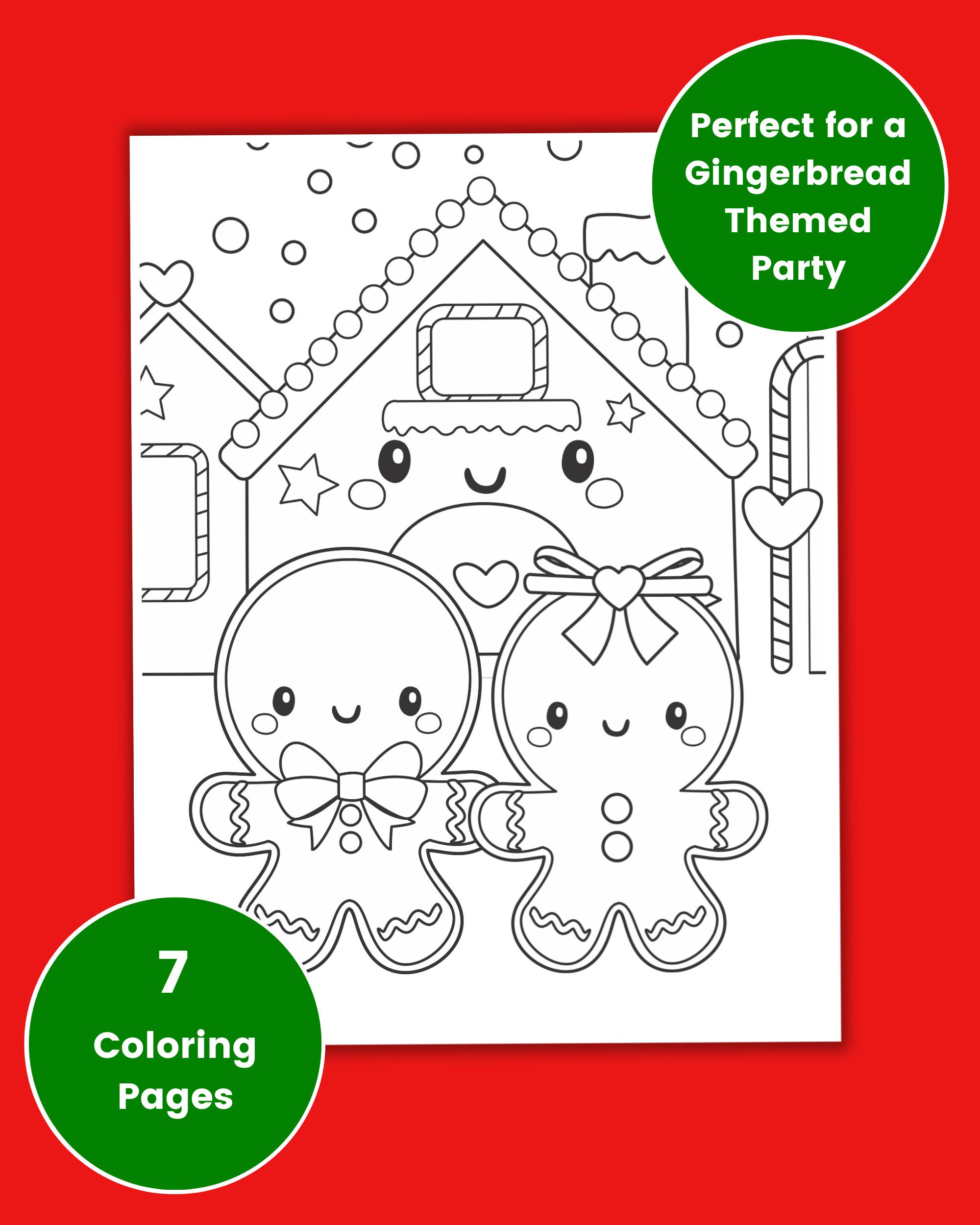 Printable Gingerbread Girl Coloring Pages [2025]