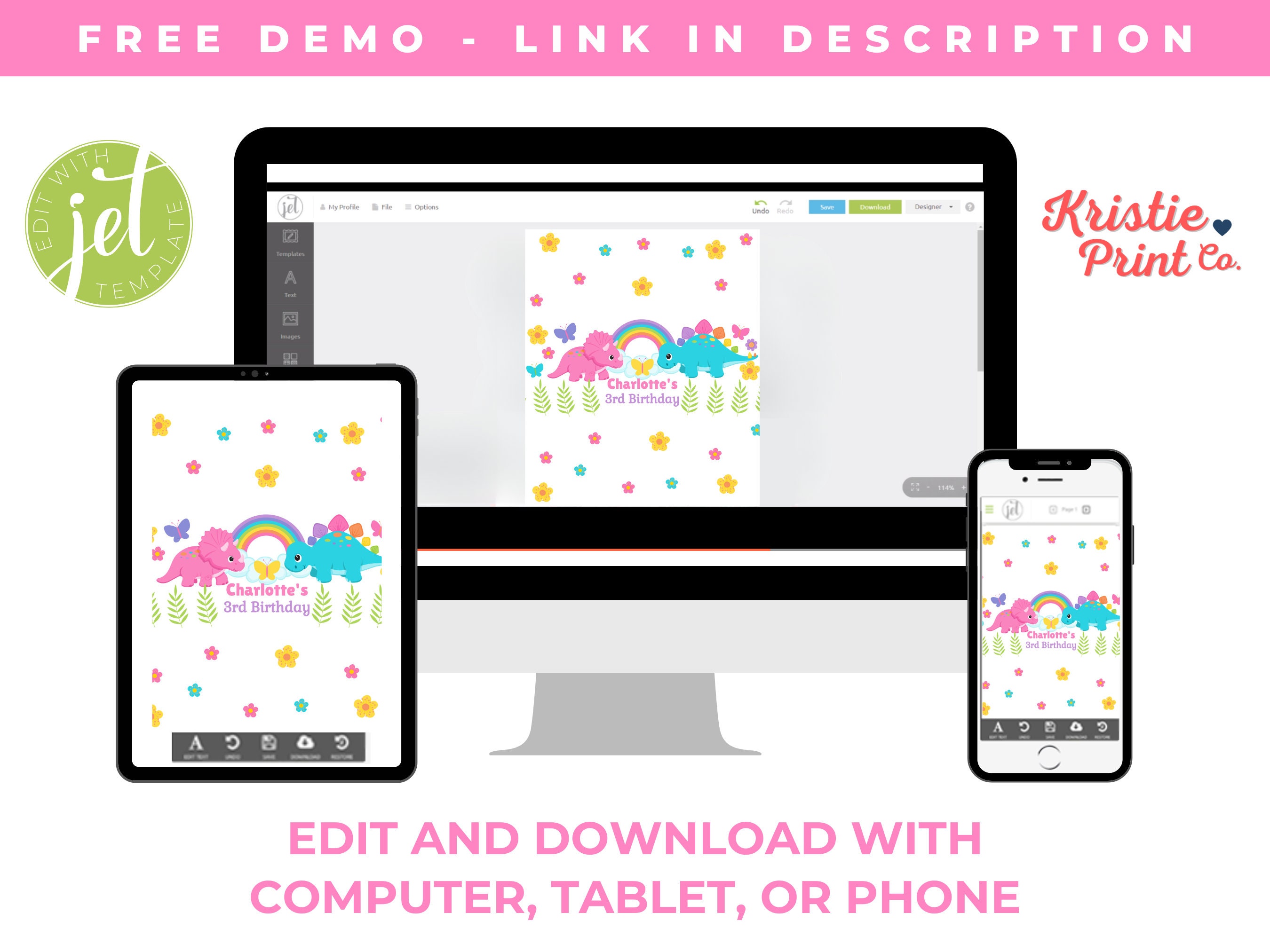 Custom Treat Wrappers Girl Dinosaur Party Custom Party Favor Three Rex ...