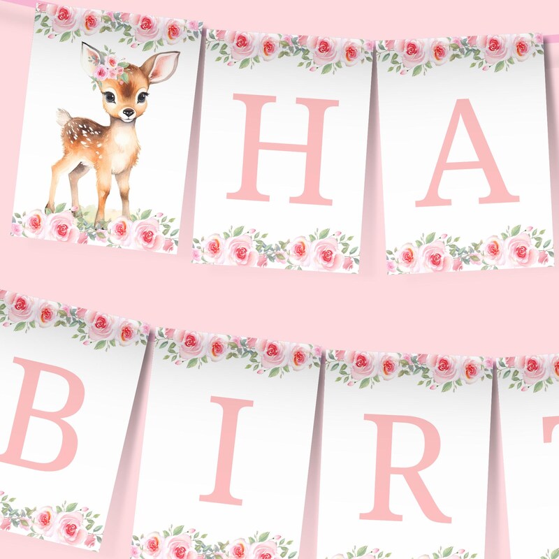 Deer Birthday - Etsy