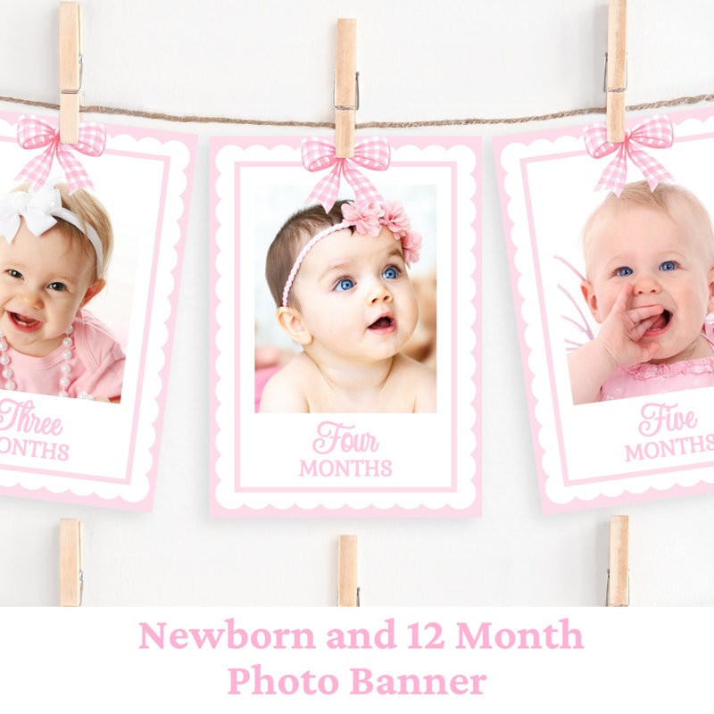 Monthly Photo Banner - Etsy