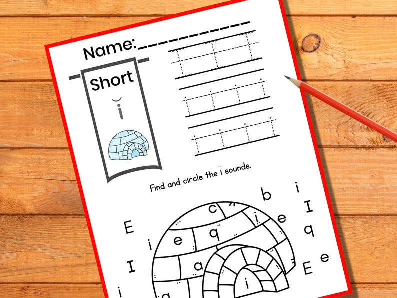 Letter I Worksheet Printables, Phonics Worksheets, Kindergarten ...
