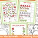 Farm Worksheets for Kids, Farm Theme Preschool, Kindergarten, Preschool ...