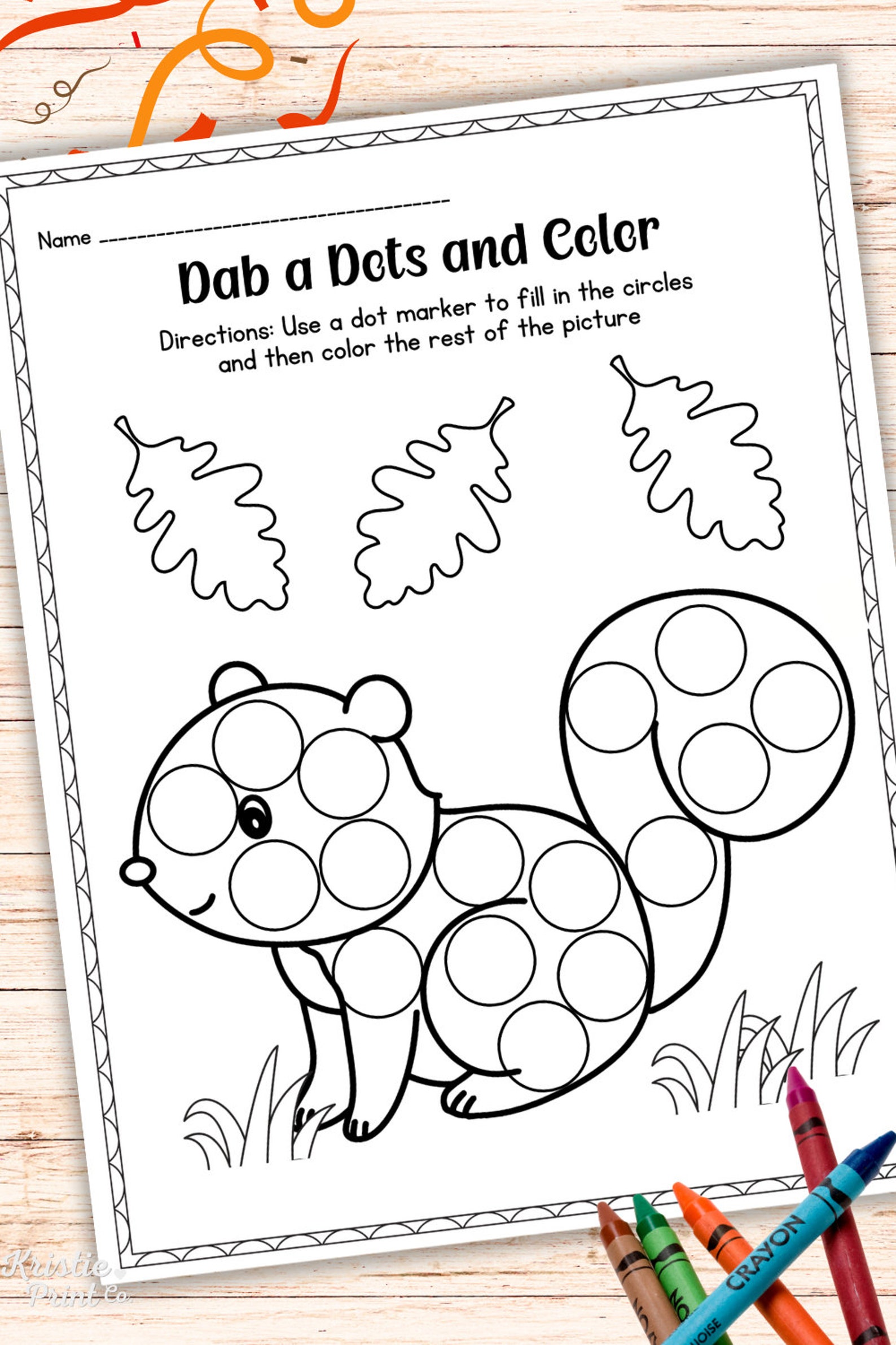 Fall Preschool Worksheets Preschool Activities Autumn Preschool Bundle ...