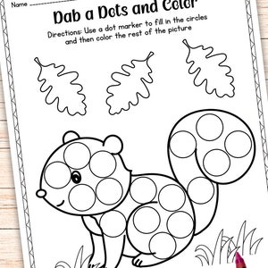 Fall Preschool Worksheets Preschool Activities Autumn Preschool Bundle ...
