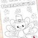 Cute Coloring Turkey Coloring Pages for Kids Kids Party Games ...