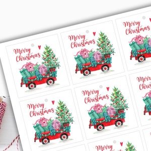 Digital Christmas Gift Tags Printable Christmas Gift Tags | Etsy