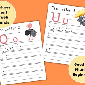 Alphabet Workbook Printable Alphabet Worksheets Letter Writing Workbook ...