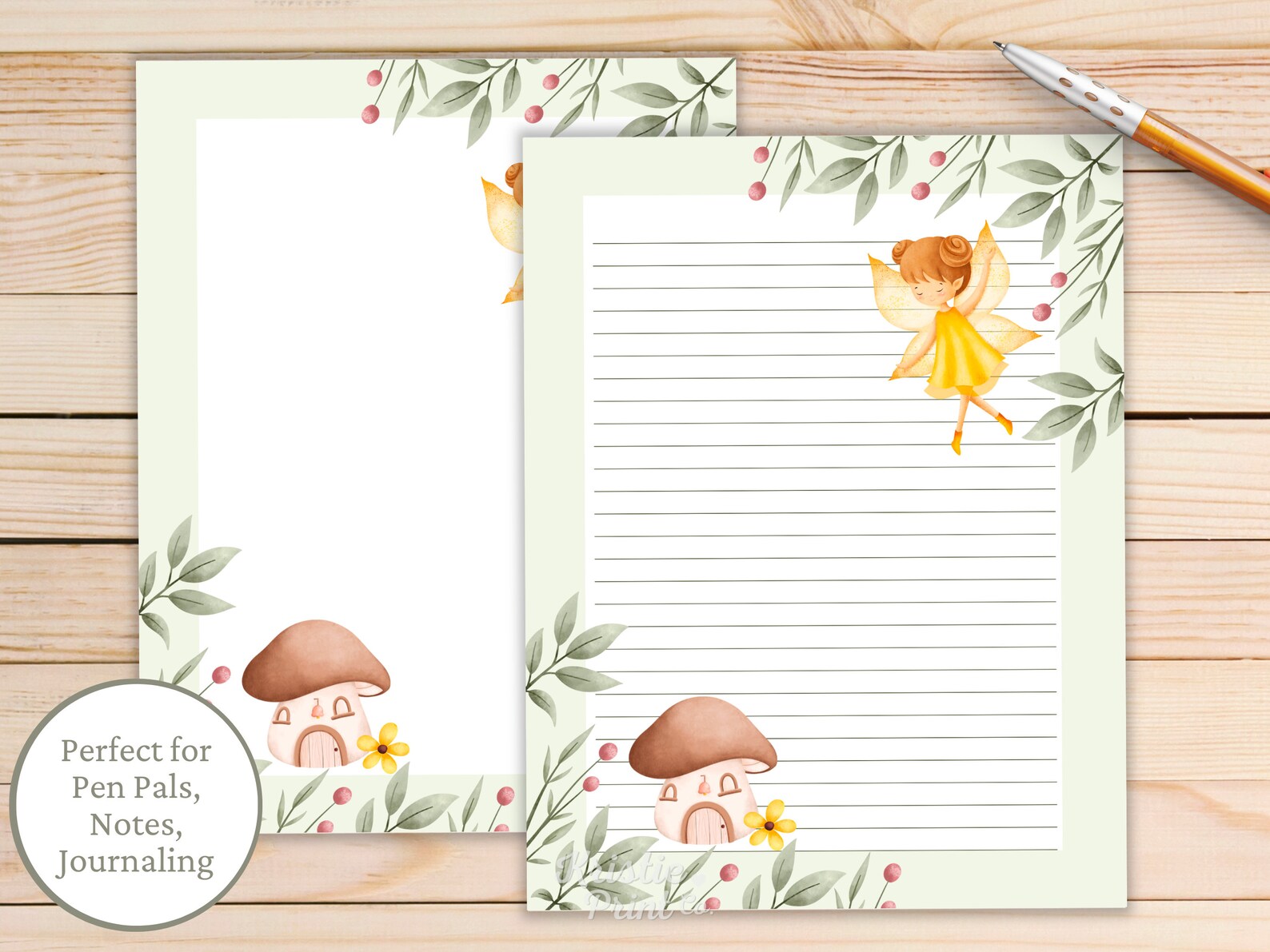 Fairy Stationery, Fairytale Writing Paper, Forest Stationery, Fantasy ...