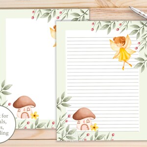 Fairy Stationery, Fairytale Writing Paper, Forest Stationery, Fantasy ...