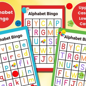 Alphabet Bingo, Educational Activities, Kids Activity, Alphabet Game ...