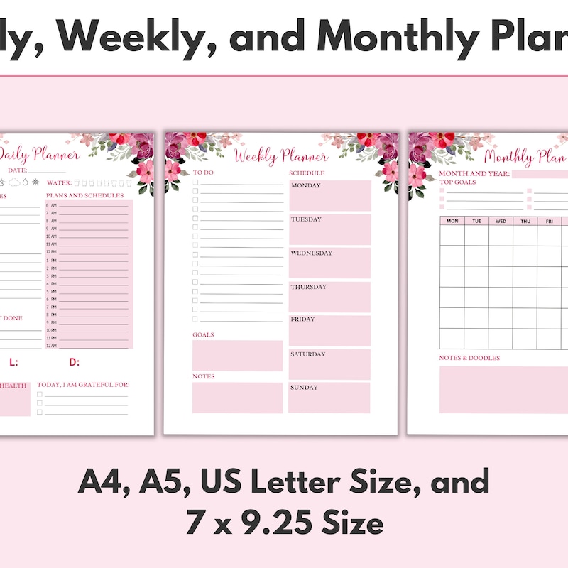 Floral Printables - Etsy