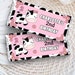 Candy Bar Wrappers for Birthday Cow Theme Birthday Party Decoration Cow ...