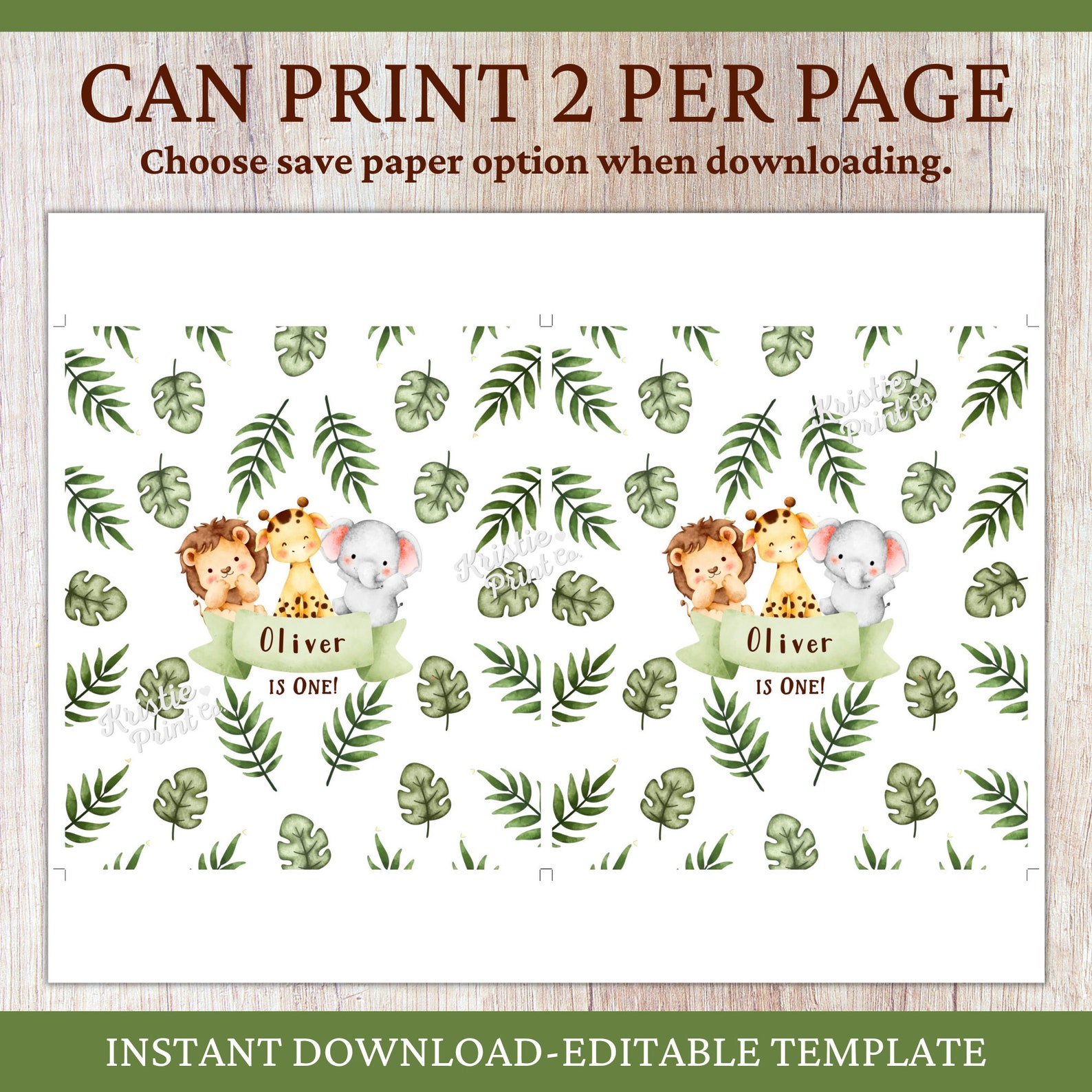 Candy Bar Wrappers for Birthday Safari Theme Birthday Party Decoration ...