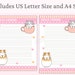Cat Stationery, Kawaii Stationery Printable, Printable Kawaii Letter ...