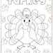 Cute Coloring Turkey Coloring Pages for Kids Kids Party Games ...
