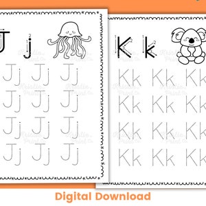 Handwriting Practice for Kids, Letter Tracing Worksheets, Learning to ...