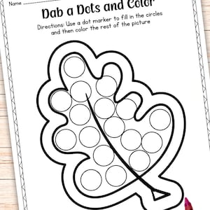 Fall Preschool Worksheets Preschool Activities Autumn Preschool Bundle ...