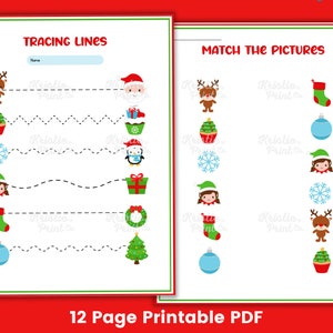 Christmas Activities for Kids, Preschool Worksheets, Winter Activities ...
