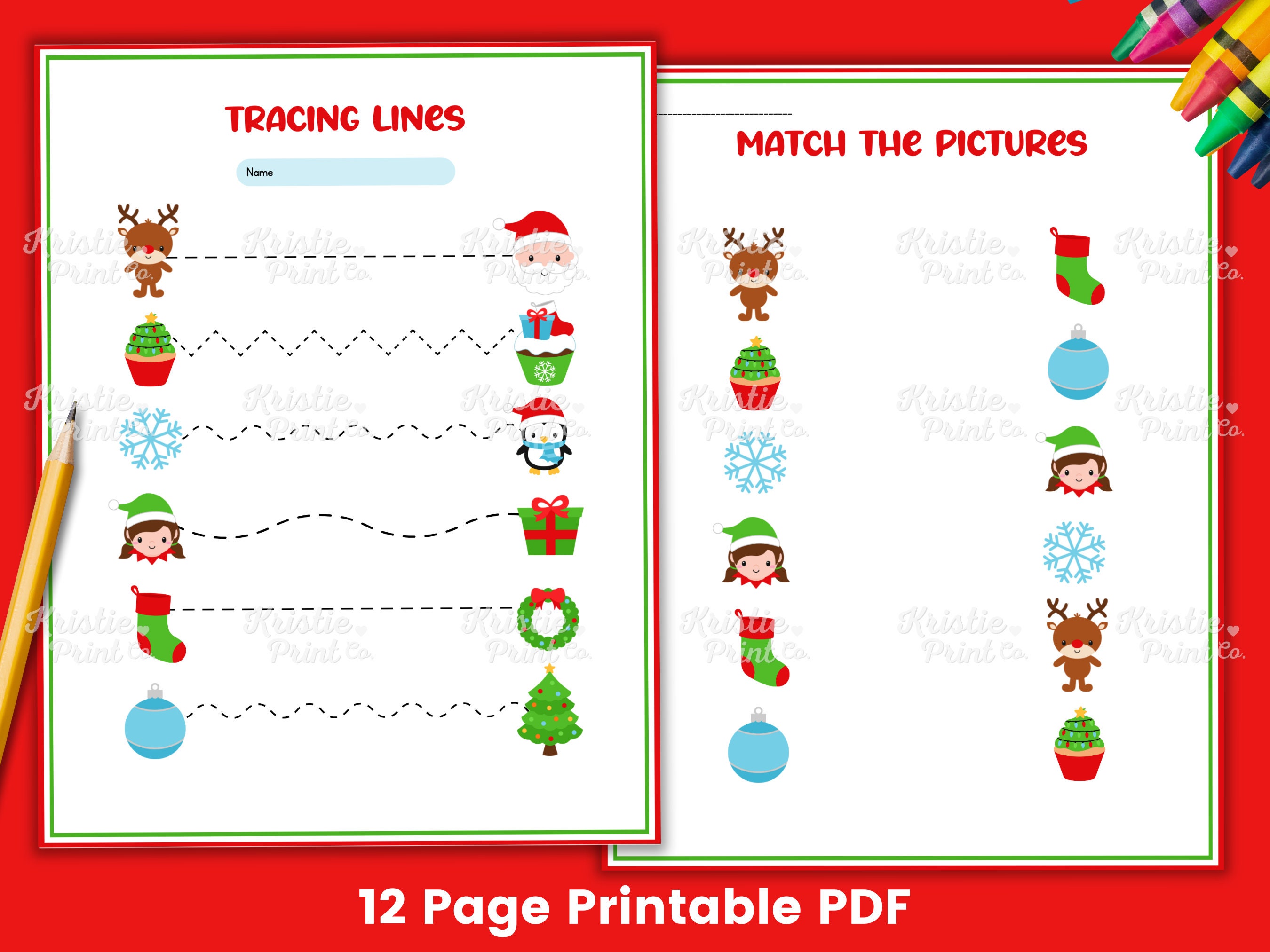 Christmas Activities for Kids, Preschool Worksheets, Winter Activities ...