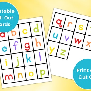 Alphabet Bingo, Educational Activities, Kids Activity, Alphabet Game ...