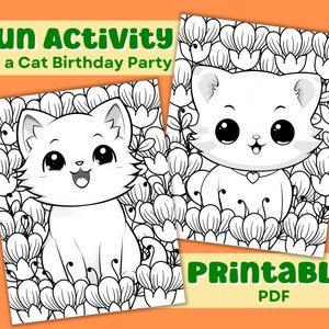 Cute Cat Coloring Sheets for Kids Cute Coloring Pages Cats Coloring ...