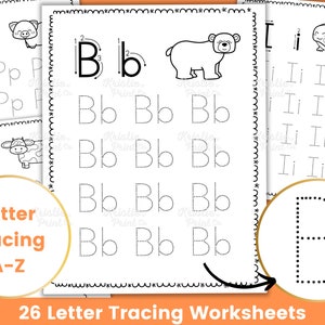 Handwriting Practice for Kids, Letter Tracing Worksheets, Learning to ...