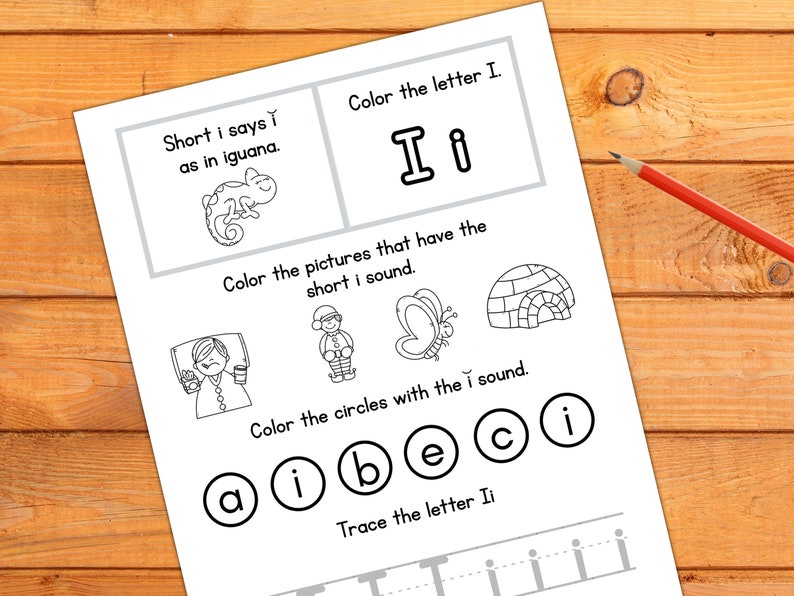 Letter I Worksheet Printables, Phonics Worksheets, Kindergarten ...