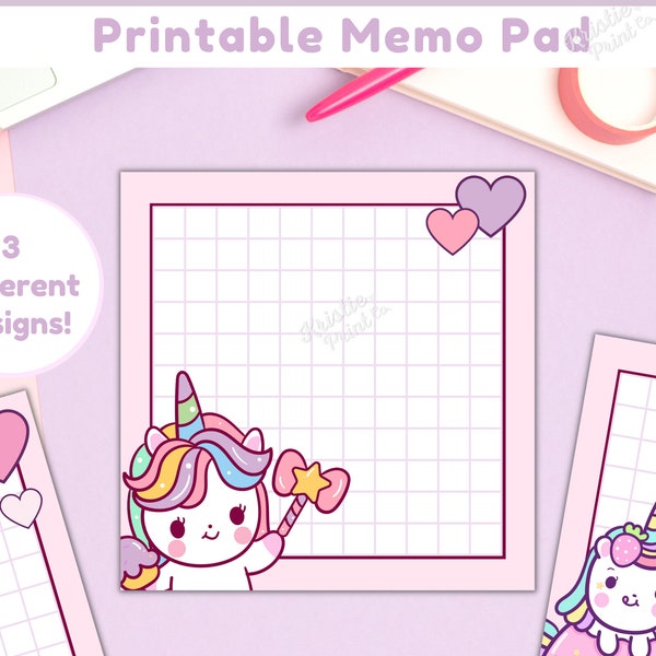 Memo Pad - Etsy