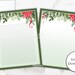 Christmas Stationery, Poinsettia Stationery, Christmas Writing Paper ...