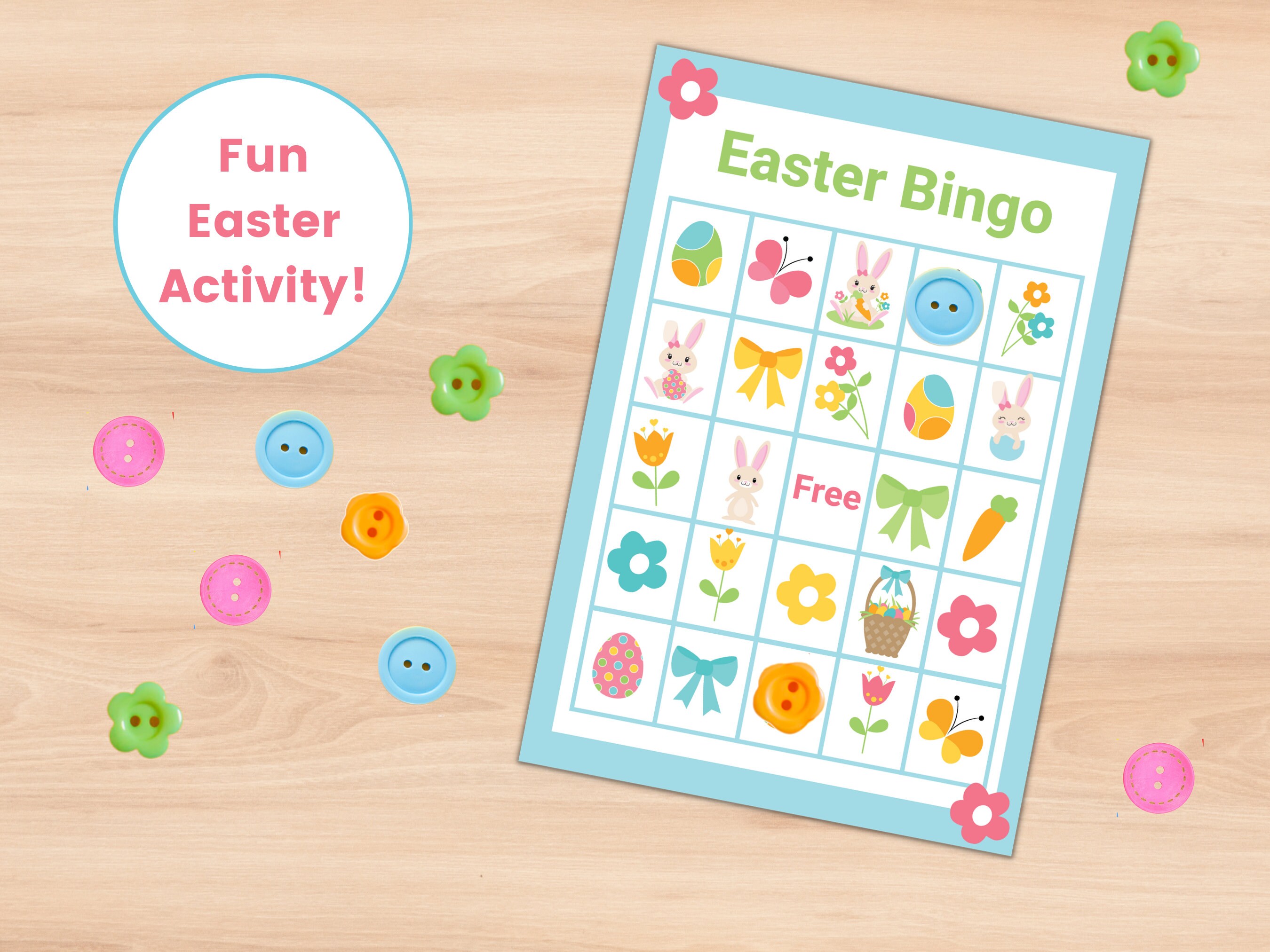 Easter Bingo, Easter Party Games, Easter Bingo Printable, Easter Bingo ...