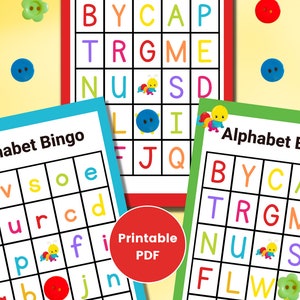 Alphabet Bingo, Educational Activities, Kids Activity, Alphabet Game ...