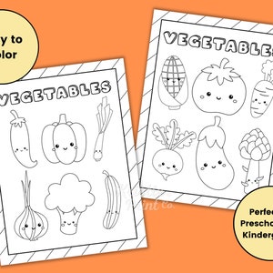Vegetable Coloring Pages, Vegetable Activities, Coloring Pages for Kids ...