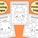 Fruit Coloring Pages, Fruit Activities, Coloring Pages for Kids ...