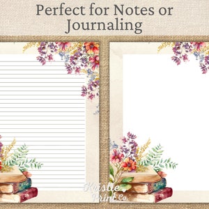 Cottagecore Stationery Set, Vintage Stationery, Journal Pages PDF ...