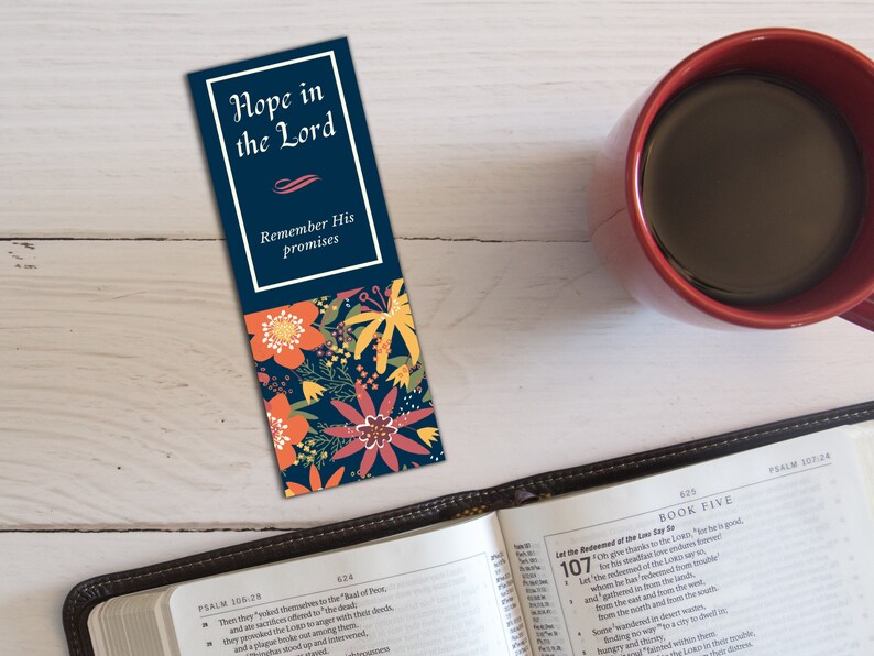 Encouragement Bookmark, Bible Bookmark Printable, Scripture Bookmarks ...