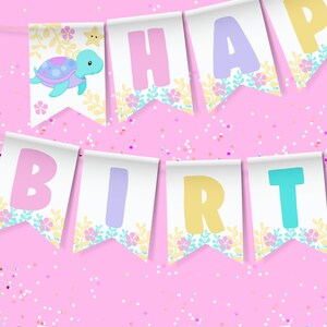 Under the Sea Birthday Decorations Ocean Party Banner Under the Sea ...