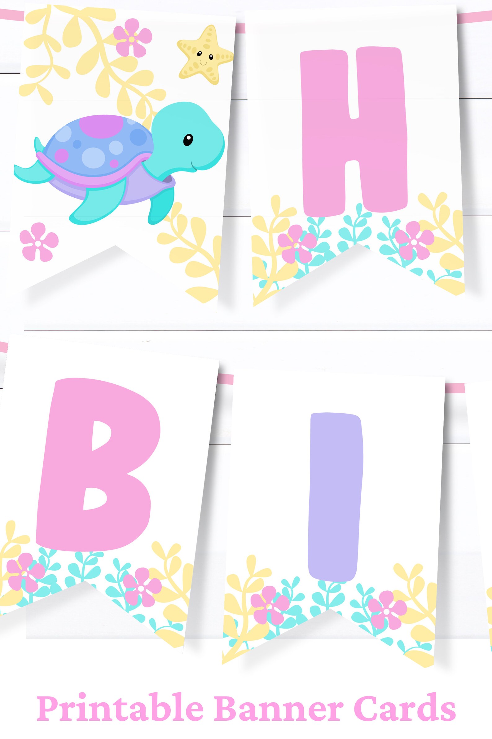 Under the Sea Birthday Decorations Ocean Party Banner Under the Sea ...