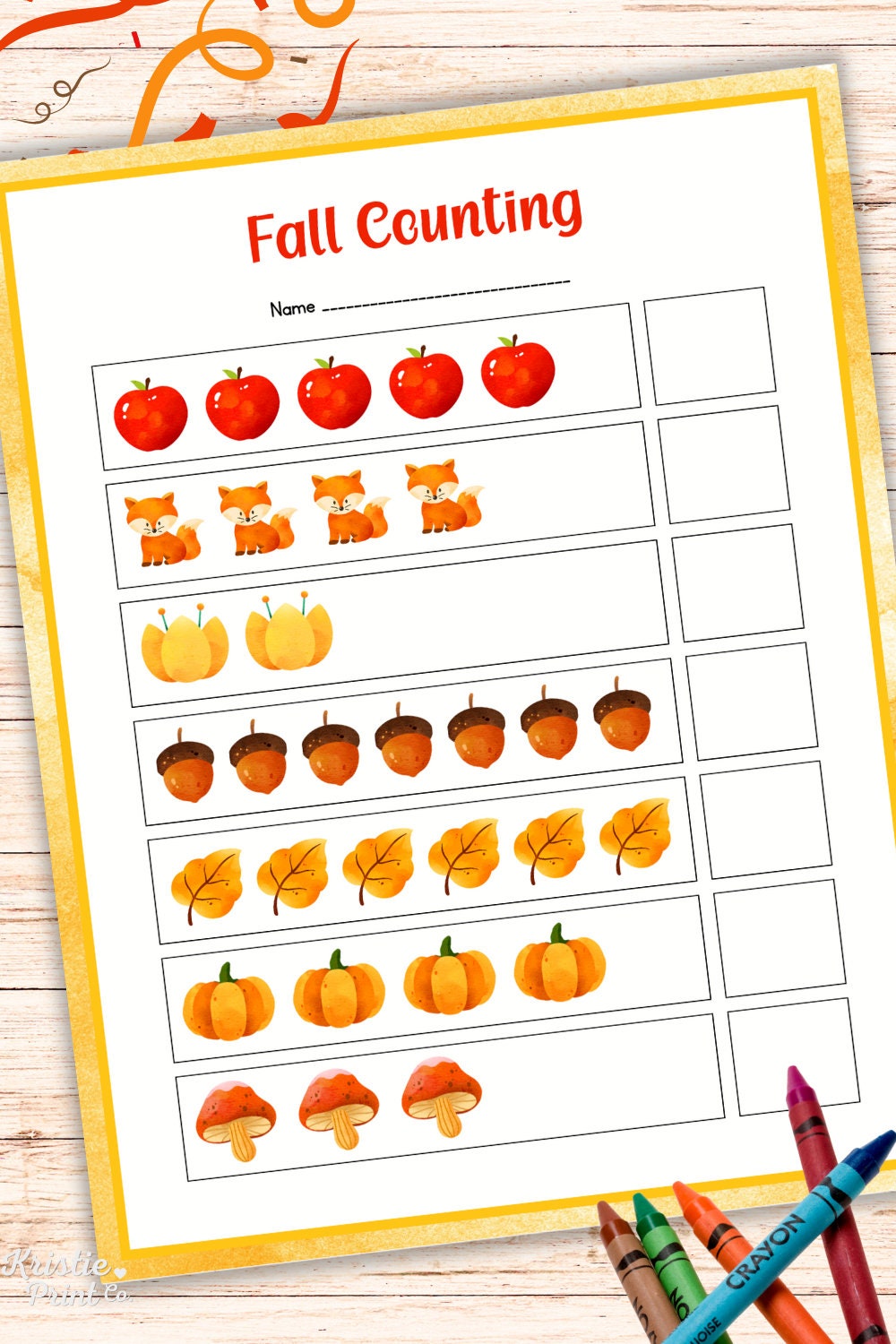 Fall Preschool Worksheets Preschool Activities Autumn Preschool Bundle ...