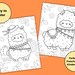 Llama Coloring Pages for Kids, Kids Party Games, Llama Birthday Party ...
