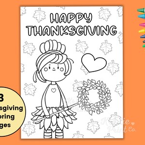 Cute Thanksgiving Coloring Pages, Kids Party Games, Thanksgiving Games ...