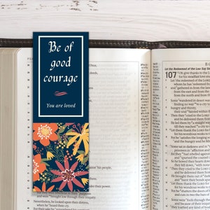 Encouragement Bookmark, Bible Bookmark Printable, Scripture Bookmarks ...