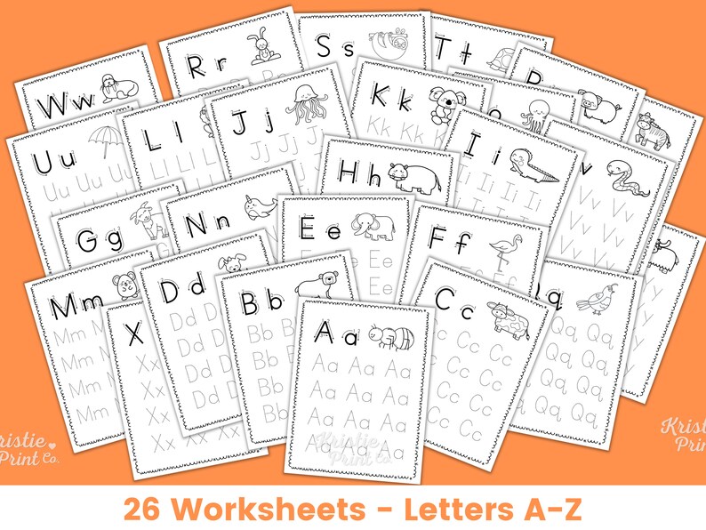 Handwriting Practice for Kids, Letter Tracing Worksheets, Learning to ...