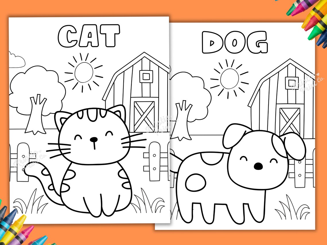 Farm Worksheets for Kids, Farm Theme Preschool, Kindergarten, Preschool ...